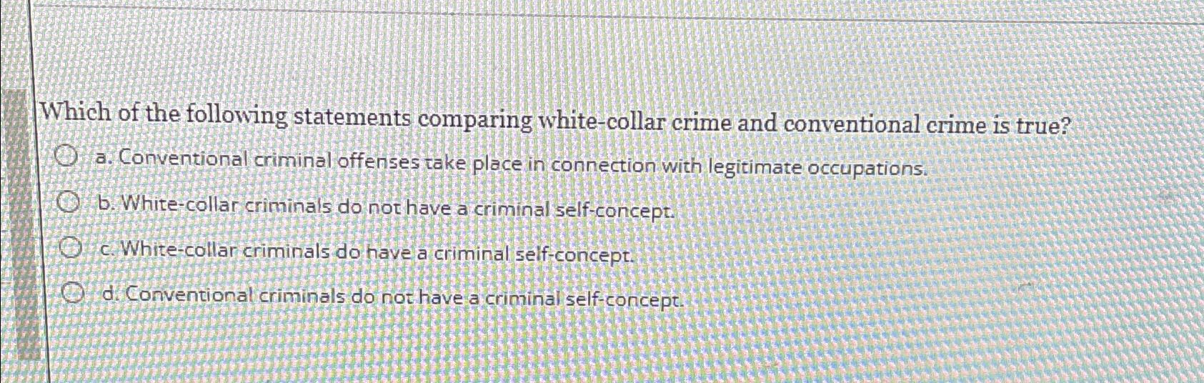 Solved Which of the following statements comparing | Chegg.com