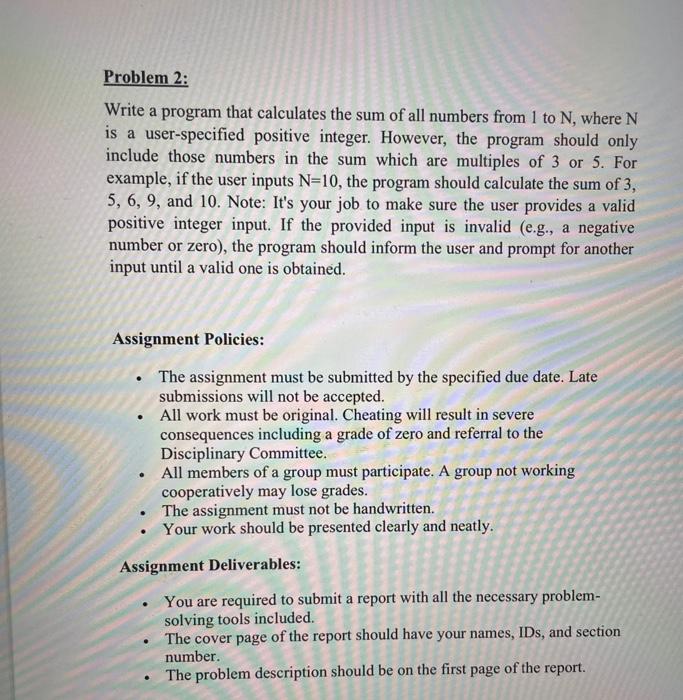 Develop a solution to the given problems using the | Chegg.com