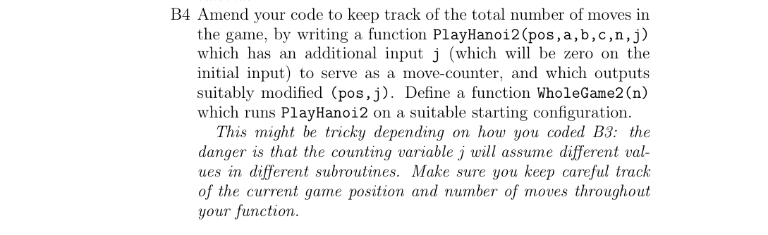 Solved B4 ﻿Amend your code to keep track of the total number | Chegg.com