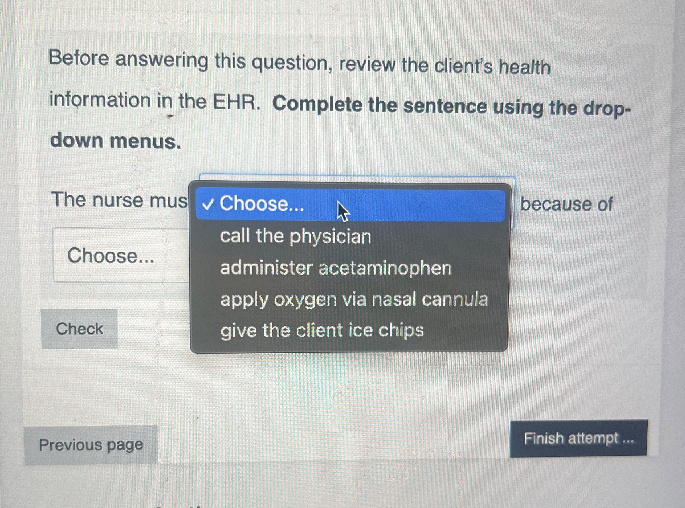 Before answering this question, review the client's | Chegg.com