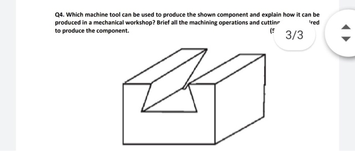 Solved Q4. Which machine tool can be used to produce the | Chegg.com