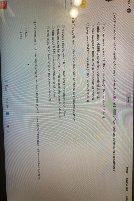 Solved work 7 Saved Help Save & Exit Submit Observations are | Chegg.com