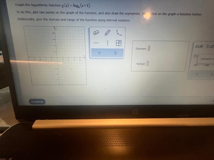 Solved Graph the logarthanic function g(x)=log4(x+1). to do | Chegg.com