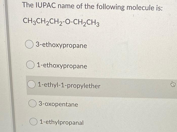 Solved The IUPAC name for this compound is: CH3C(CH3) | Chegg.com