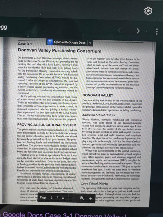 Solved Purchasing and Supply Management Challenge | Chegg.com