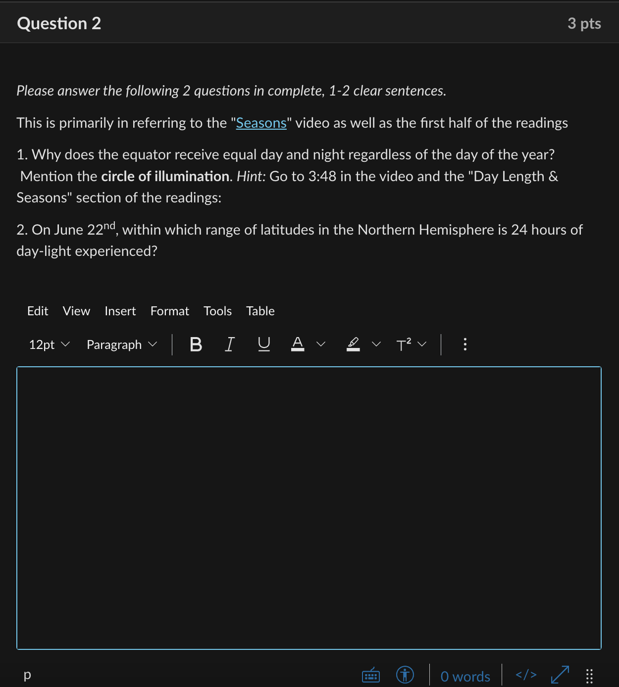 Solved Question 23 ﻿ptsPlease answer the following 2 | Chegg.com