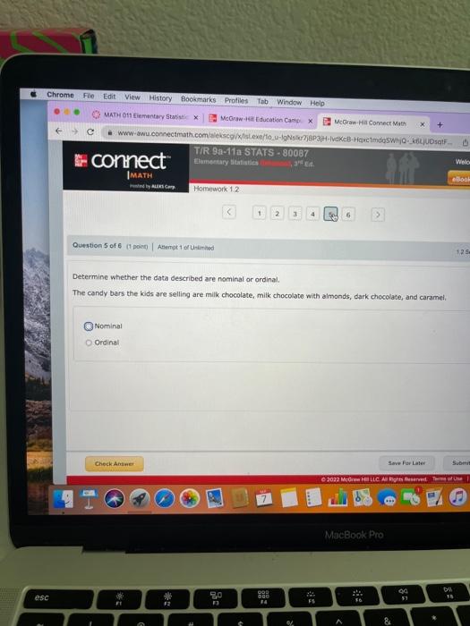 Solved Determine whether the data described are qualitative | Chegg.com