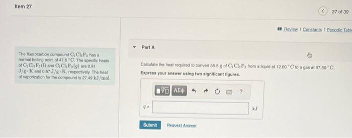 Solved The fluorocarbon compound C3Cl3 F2 has a normal | Chegg.com