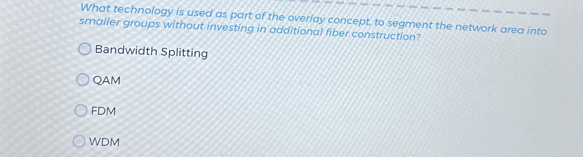 Solved What technology is used as part of the overlay | Chegg.com