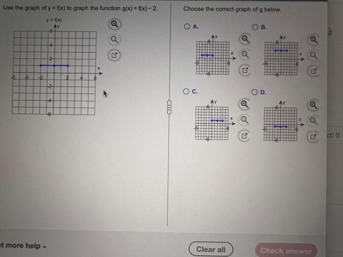 Solved Use the graph of y=f(x) to graph the function | Chegg.com