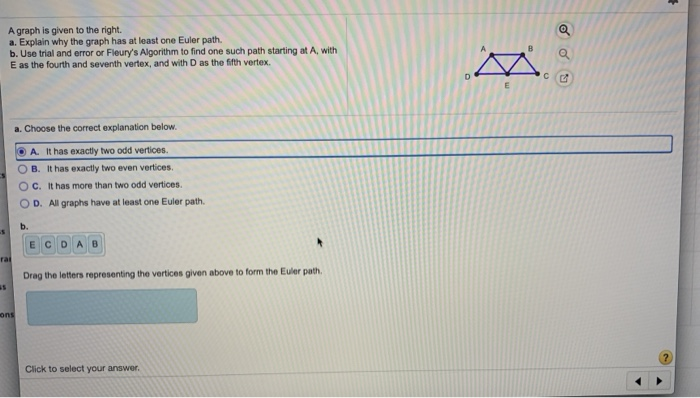 Solved Q A Graph Is Given To The Right A Explain Why The