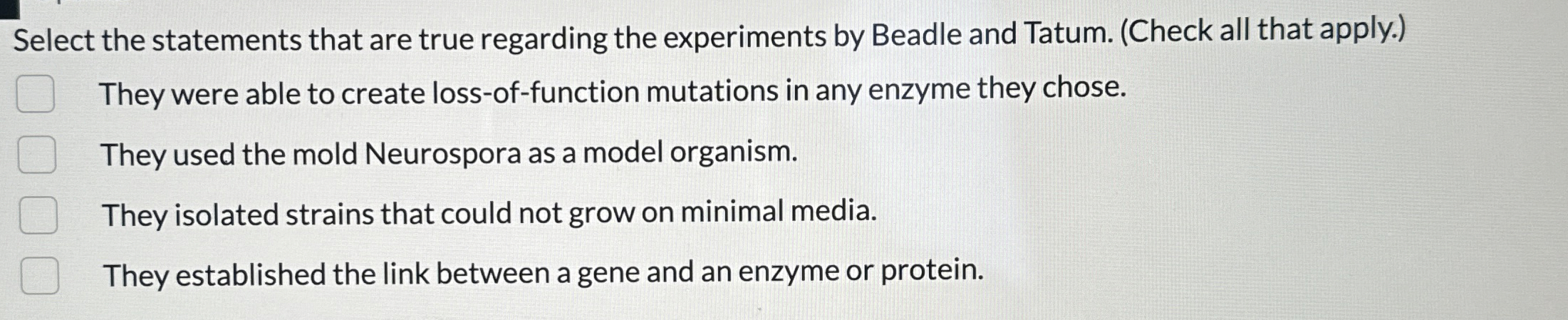 Solved Select the statements that are true regarding the | Chegg.com