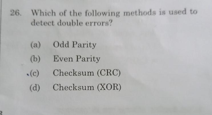 Solved Which of the following methods is used to detect | Chegg.com