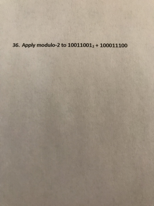 Solved 5. Use direct subtraction on the following binary | Chegg.com