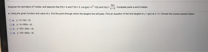Solved Suppose the derivative off exists, and assume that | Chegg.com
