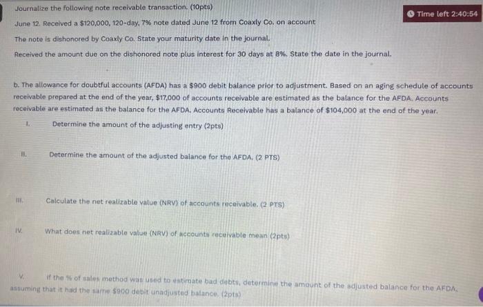 Solved Journalize the following note receivable transaction. | Chegg.com