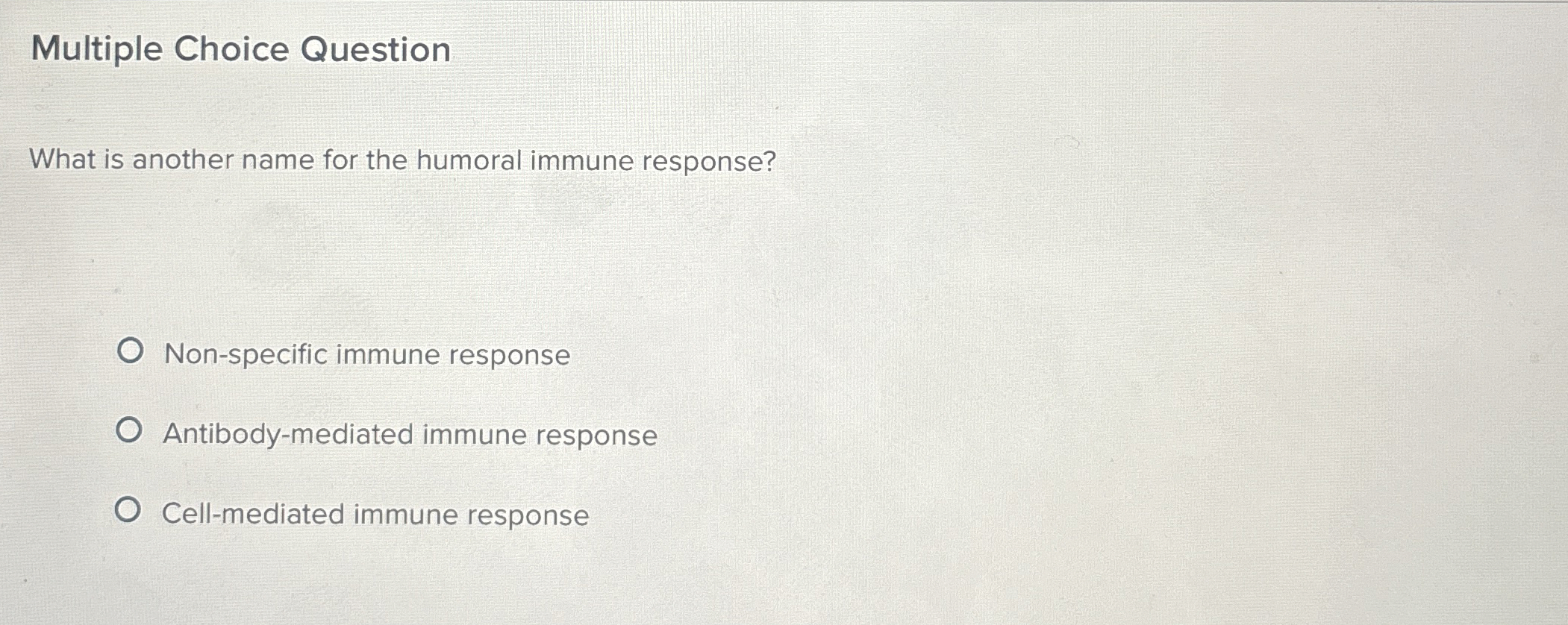 Solved Multiple Choice QuestionWhat is another name for the | Chegg.com
