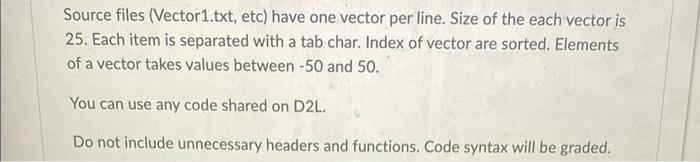 Solved This week we cover sparse vectors with LL. In that | Chegg.com