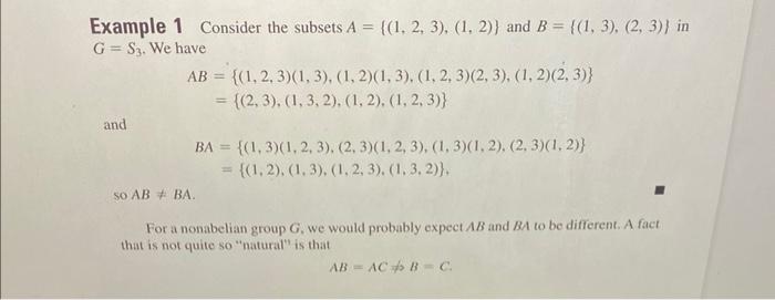 Solved please explain how to find the product of subsets. | Chegg.com