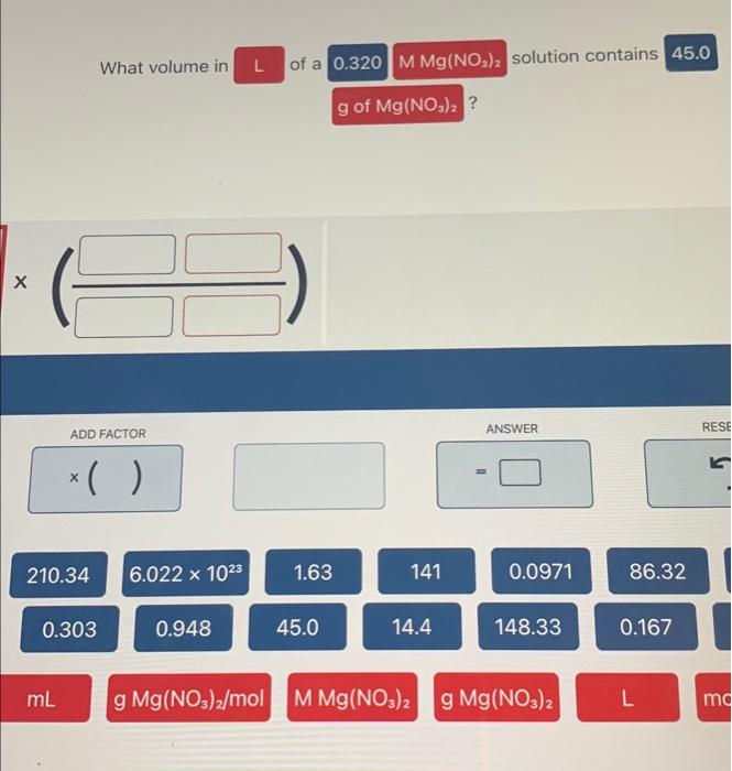 Solved If 0.122 moles of NaCl are dissolved in a 250.0 mL | Chegg.com