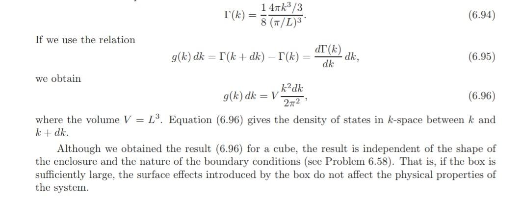 Solved using equation 6.94 reproduce equation 6.96 don't | Chegg.com Solved using equation 6.94 reproduce equation 6.96 don't | Chegg.com