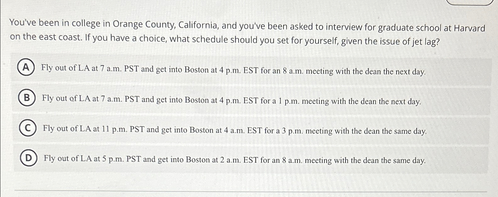 Solved You've been in college in Orange County, California, | Chegg.com