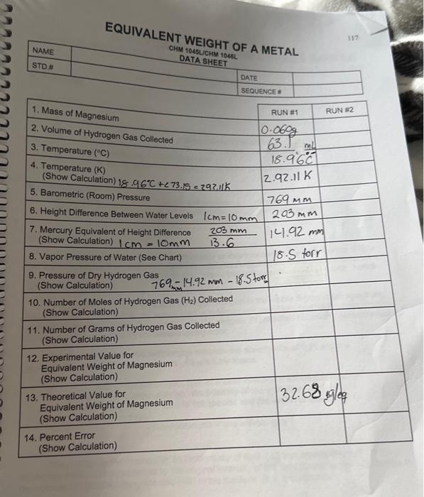 EQUIVALENT WIEI | Chegg.com