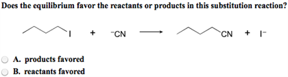 Does the equilibrium favor the reactants or products | Chegg.com