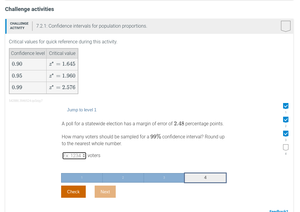 Solved Challenge activitiesCritical values for quick | Chegg.com