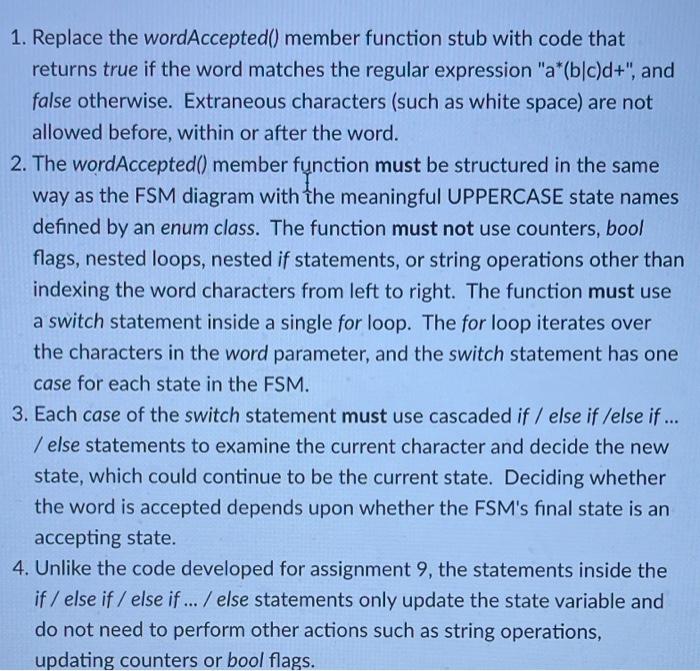 Solved Part 1 1. Draw a finite state machine (FSM) that | Chegg.com