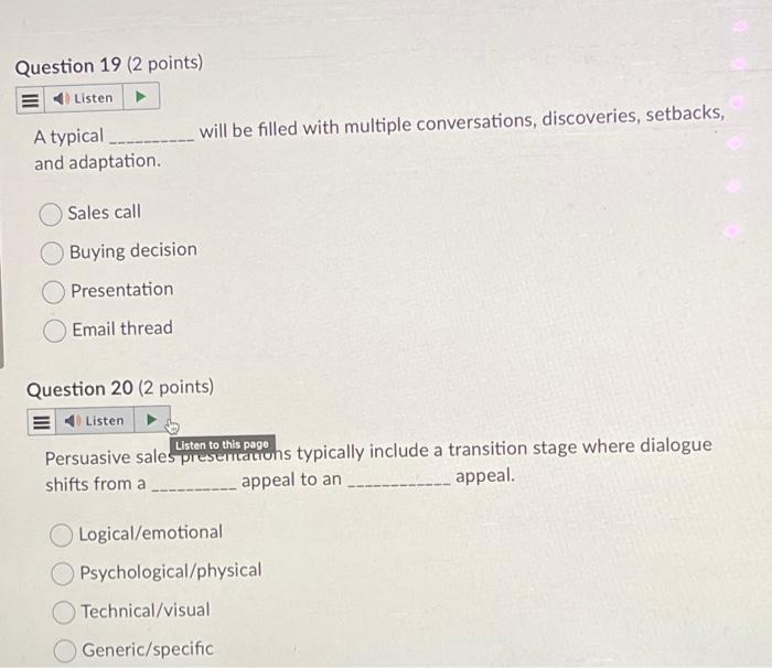 Solved A typical will be filled with multiple conversations, | Chegg.com