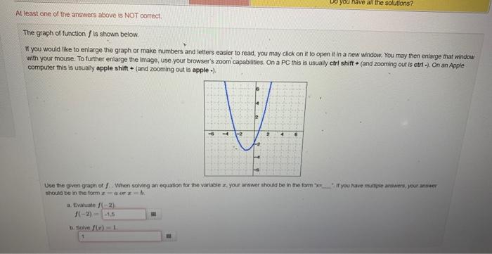 Solved The graph of function f is shown below. If you would | Chegg.com