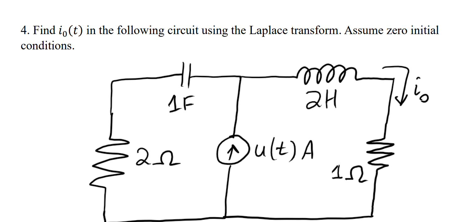 Solved Find i0(t) ﻿in the following circuit using the | Chegg.com