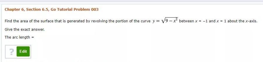 Solved Chapter 6, Section 6.5, Go Tutorial Problem 003 Find | Chegg.com