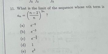 Solved What is the limit of the sequence whose nth term is | Chegg.com