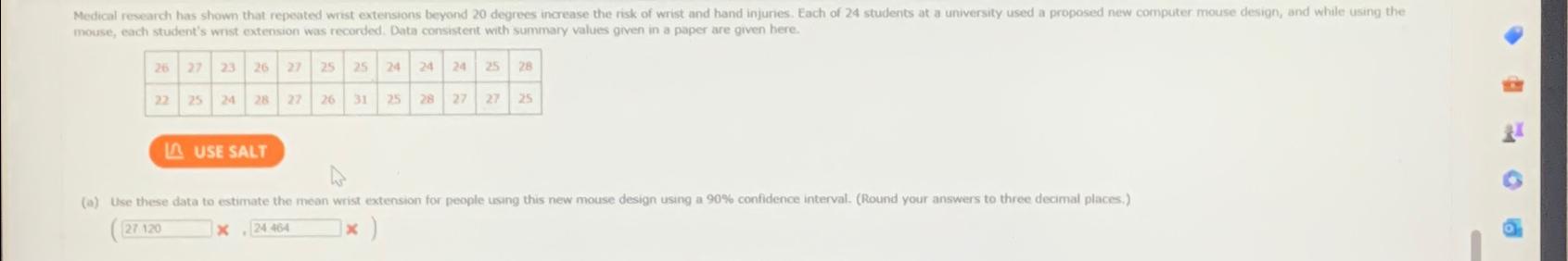 Solved Medical revearch has shown that repeuted wrist | Chegg.com