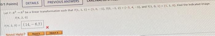 Solved Determine whether the linear transformation is | Chegg.com