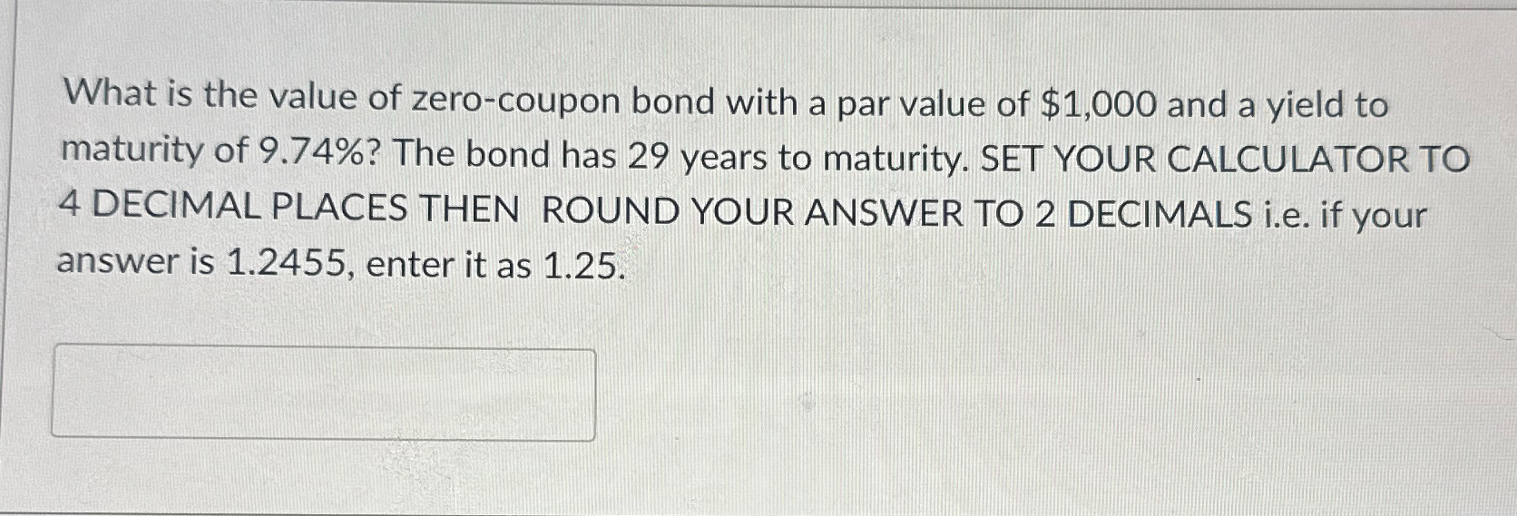 Solved What is the value of zero-coupon bond with a par | Chegg.com