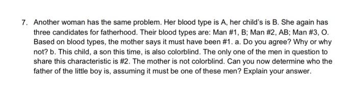 Solved Refer to problem I.3. Mrs. Smith has blood type A. | Chegg.com