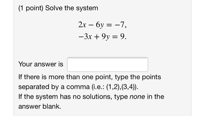 Solved (1 point) Find two numbers a and b whose sum a + b is | Chegg.com