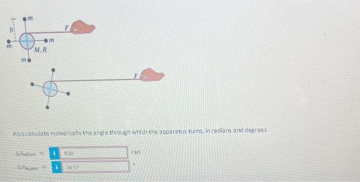 Solved string is wrapped around a uniform disk of mass M=1.7 | Chegg.com