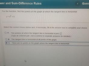 Solved wer and Sum-Difference Rules14=x2+5 | Chegg.com