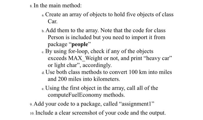 Solved Write the Java code corresponding to the following | Chegg.com