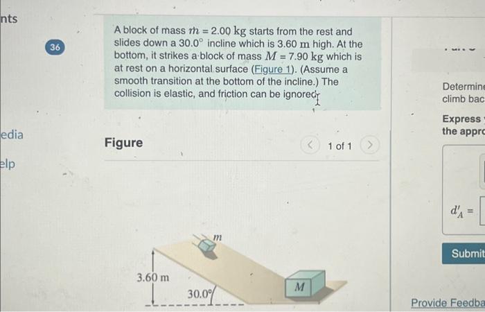 Solved A block of mass m=2.00 kg starts from the rest and | Chegg.com