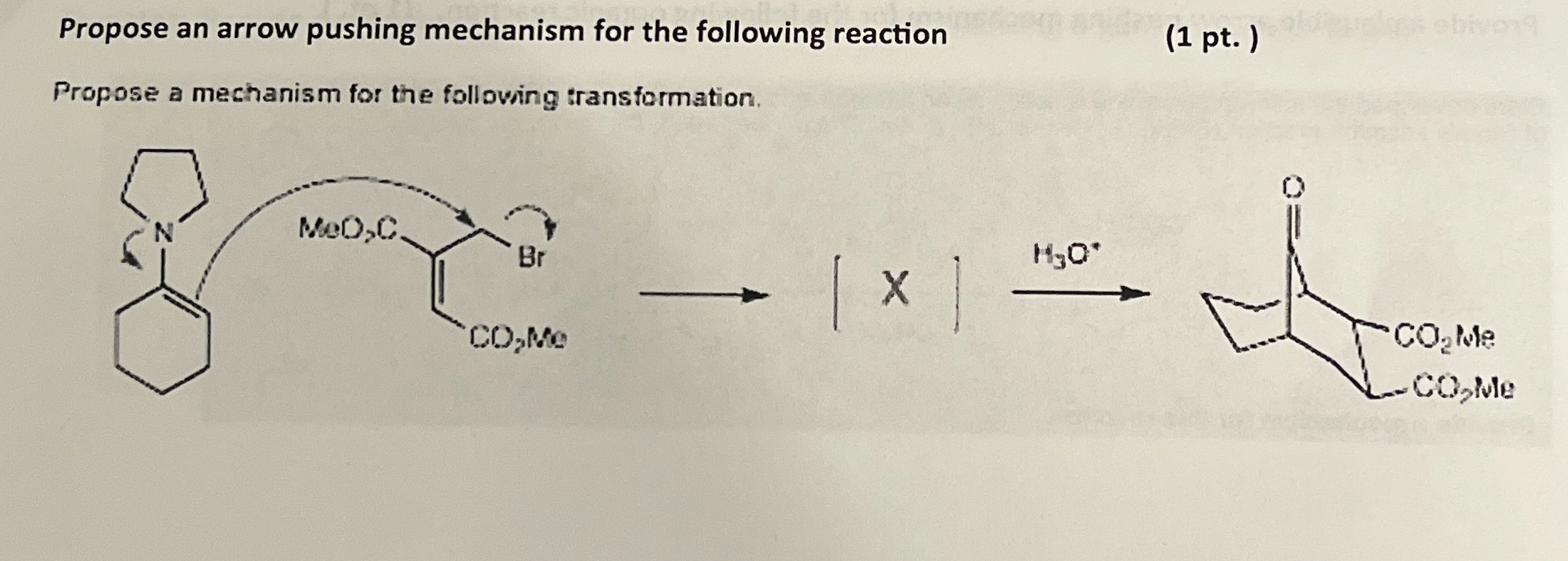 Solved Propose an arrow pushing mechanism for the following | Chegg.com