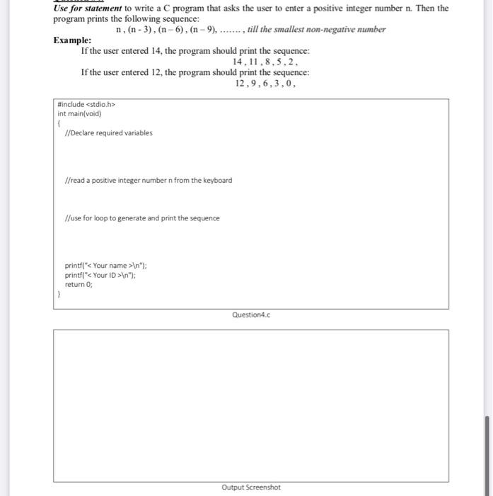 Solved Write a C program that repeatedly asks the user to | Chegg.com