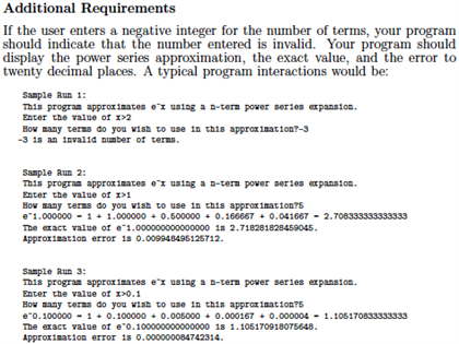 Solved I need someone who can write a program for me. | Chegg.com