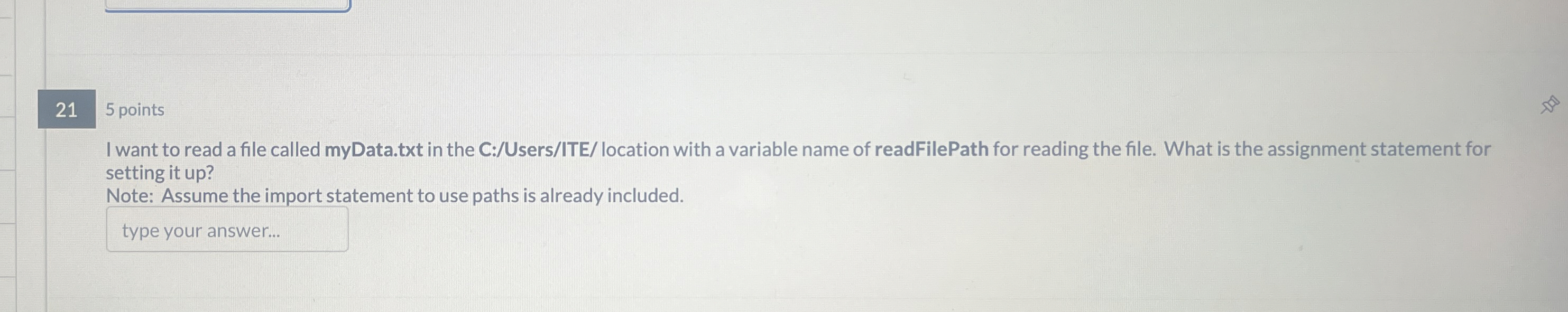 Solved I want to read a file called myData.txt in the | Chegg.com