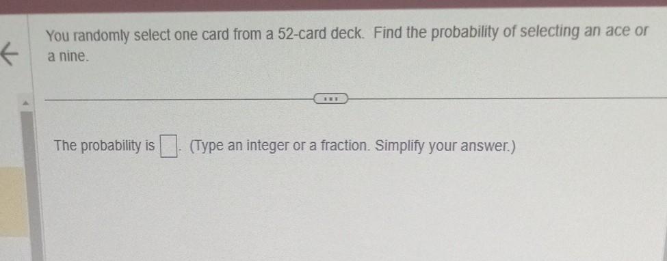 You randomly select one card from a 52-card deck. | Chegg.com