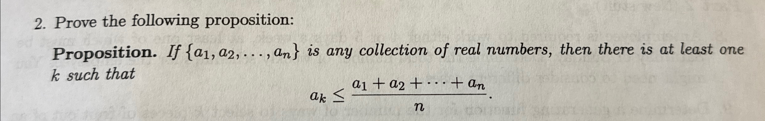 Prove the following proposition:Proposition. If | Chegg.com